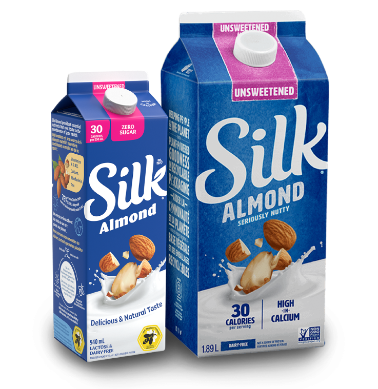 Unsweetened Original Almond Beverage | Dairy Free | Silk Canada