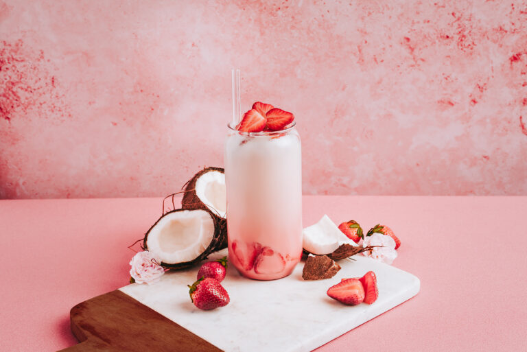 Refreshing Pink Beverage - Silk